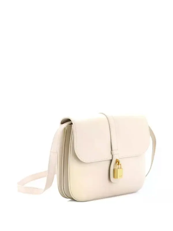 Celine Folco Bag Triomphe Coated Canvas Medium Crossbody Bag - Brown