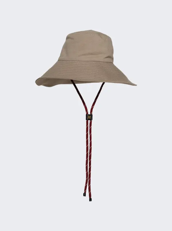 Miu Miu Washed Denim Bucket Hat - Beige