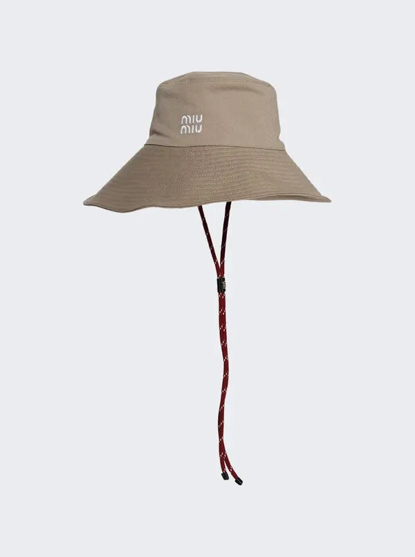 Miu Miu Washed Denim Bucket Hat