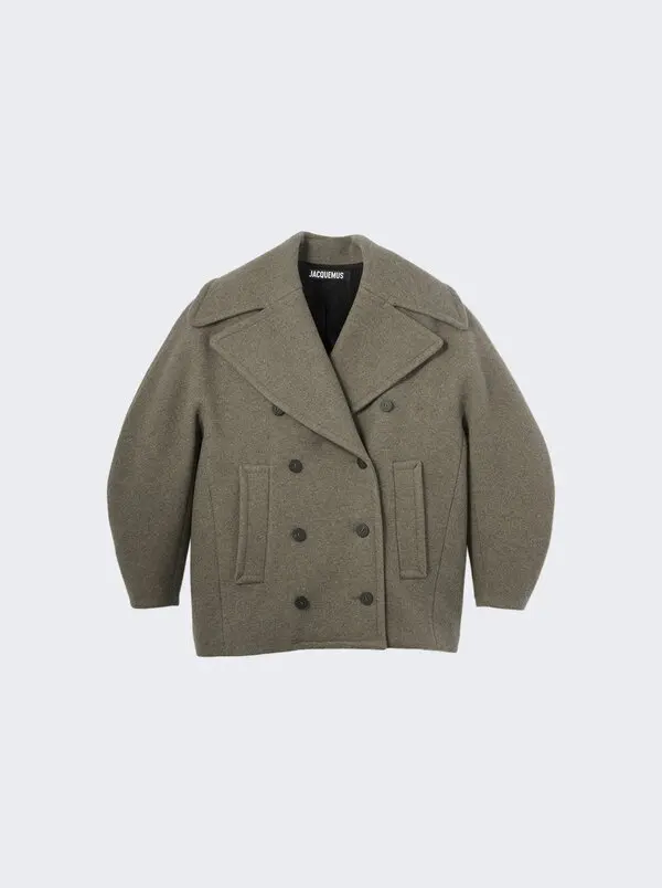 Jacquemus Dark Ovalo Peacoat - Khaki