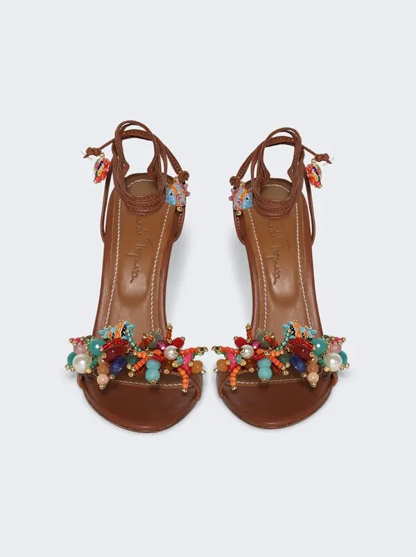 ALAMEDA TURQUESA Oceanside High Heel Sandals