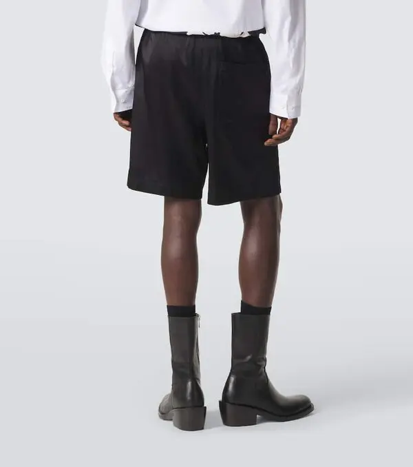 Dries Van Noten Gathered Bermuda Shorts