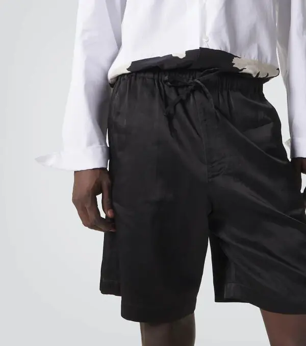 Dries Van Noten Gathered Bermuda Shorts