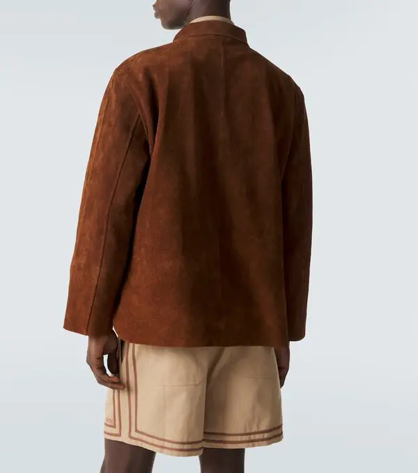 BODE Suede Overshirt - Brown