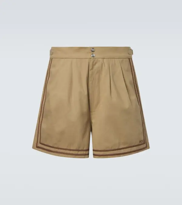 BODE Cotton Twill Bermuda Shorts