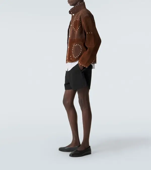 BODE Logo Cotton Twill Bermuda Shorts