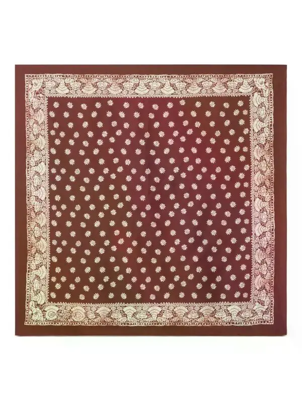 Claudie Pierlot Printed Square Scarf - Brown