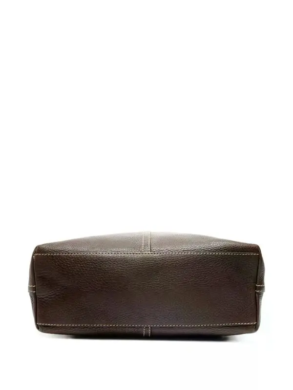 Prada 2000s Contrast-stitching Shoulder Bag