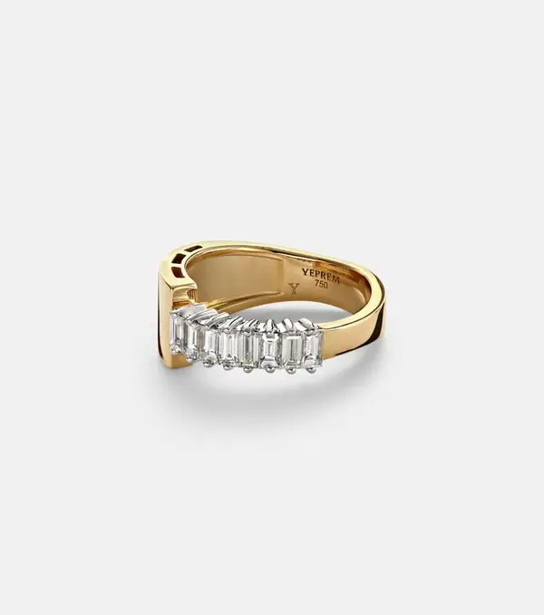 Yeprem 18kt Yellow And White Diamond Ring - Gold