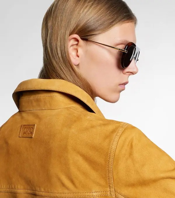 Loewe Slim Flat-top Sunglasses - Brown