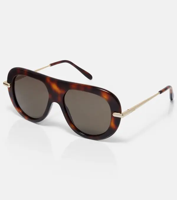 Loewe Slim Flat-top Sunglasses - Brown