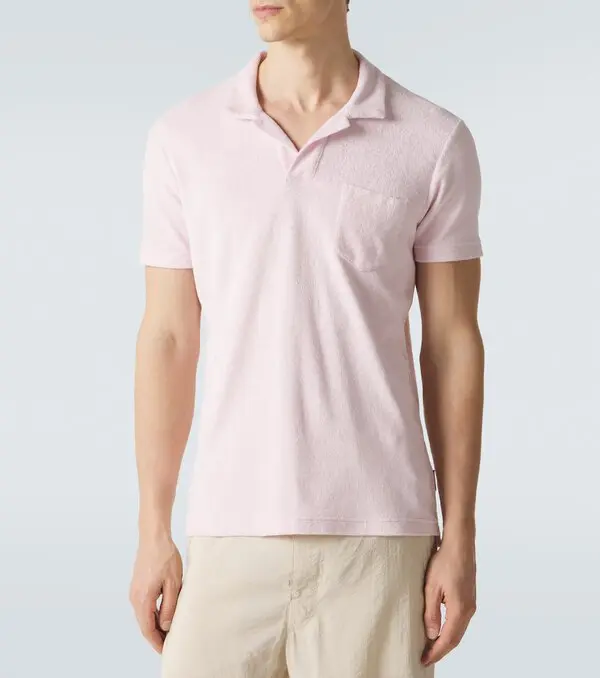 Orlebar Brown Cotton Terry Polo Shirt