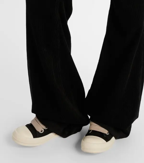 Rick Owens Jumbolace Denim Sneakers