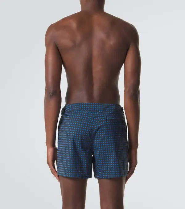 TOM FORD Polka-dot Swim Trunks - Blue
