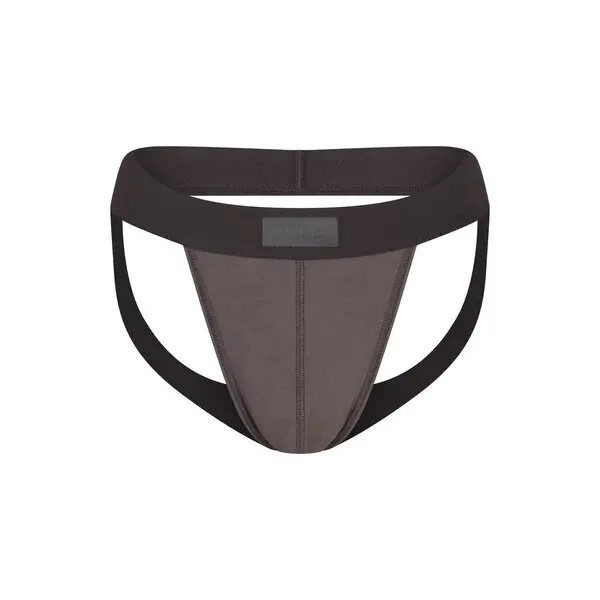 SKIMS Cotton Jockstrap - Washed Gunmetal