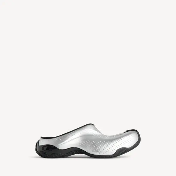 Balenciaga Basketball Mule Sneaker - Silver