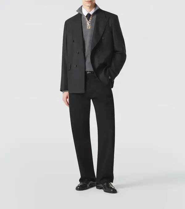 Burberry Wool Half-zip Sweater