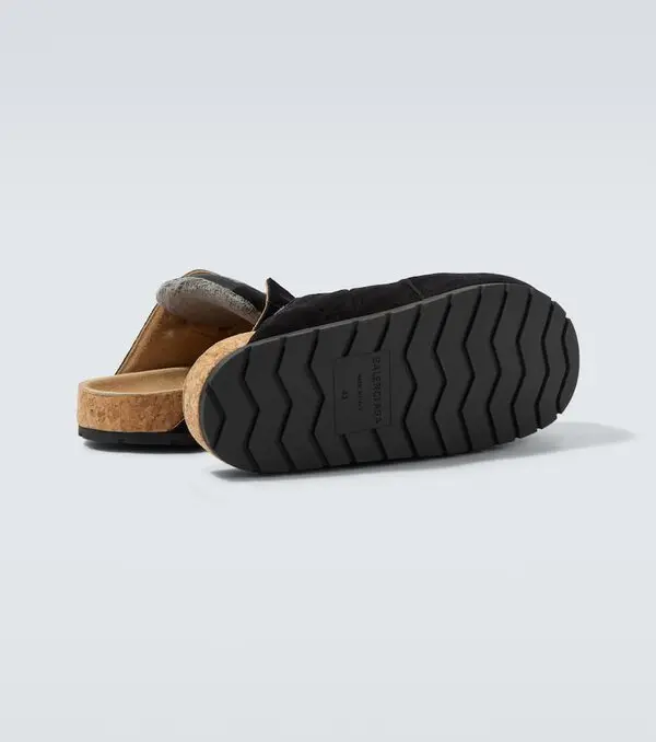 Balenciaga Dumbo Suede Slides