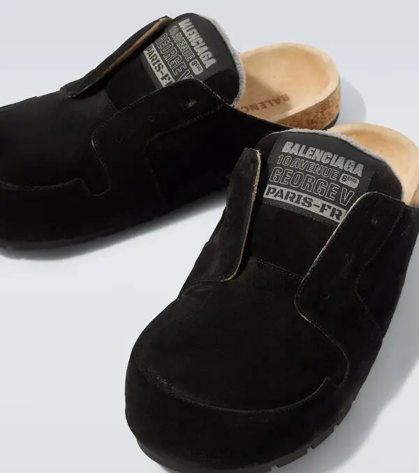 Balenciaga Dumbo Suede Slides