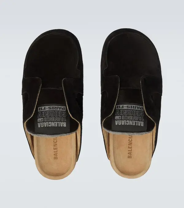 Balenciaga Dumbo Suede Slides