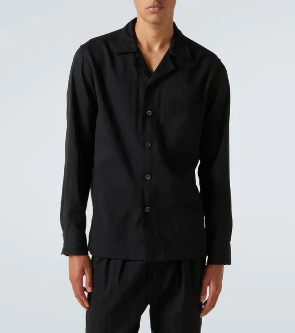 TOM FORD Striped Cotton And Silk Shirt