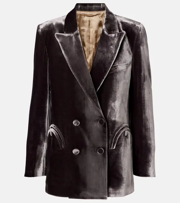 BLAZÉ MILANO Everynight Velvet Blazer