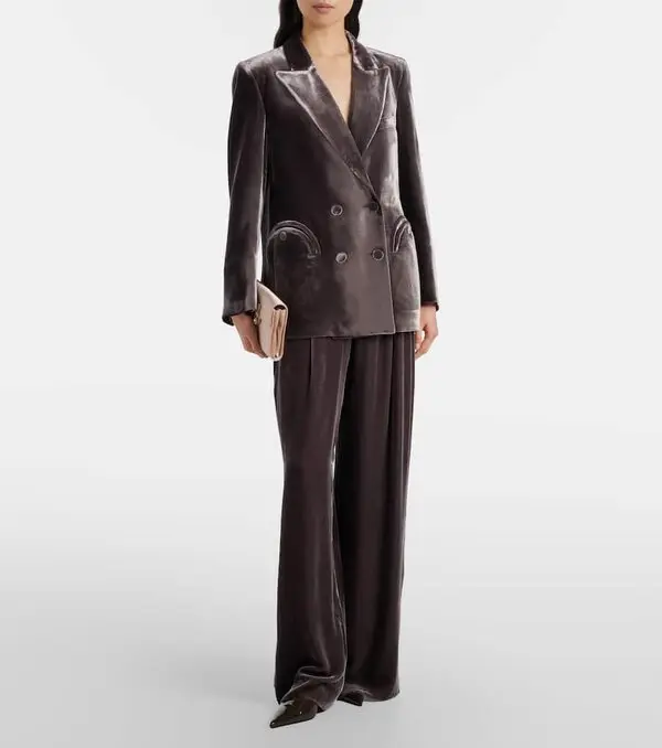 BLAZÉ MILANO Everynight Velvet Blazer