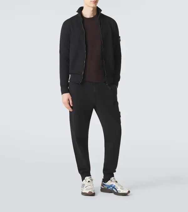 Stone Island Compass Cotton Fleece Sweatpants