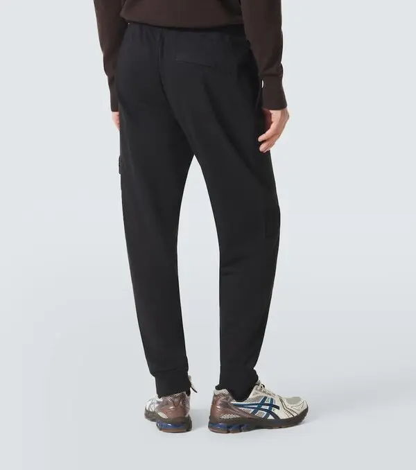 Stone Island Compass Cotton Fleece Sweatpants