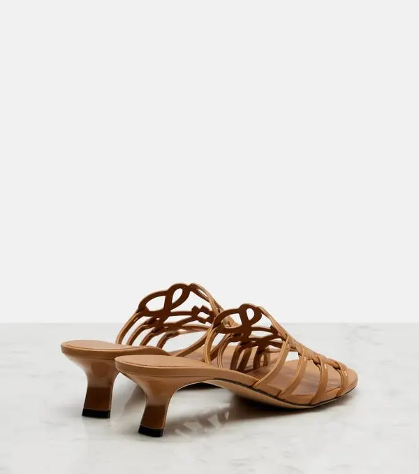 Loewe Petal Anagram 45 Leather Mules