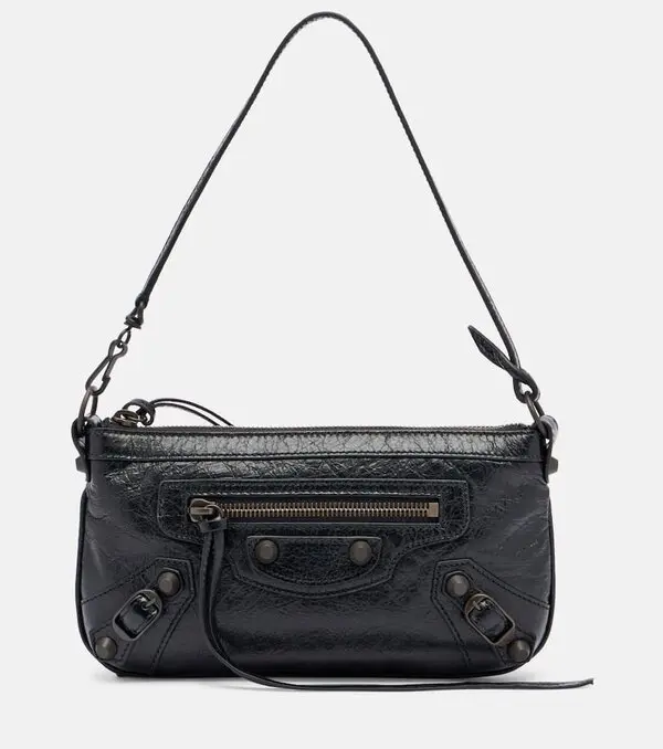 Balenciaga Le City Leather Shoulder Bag