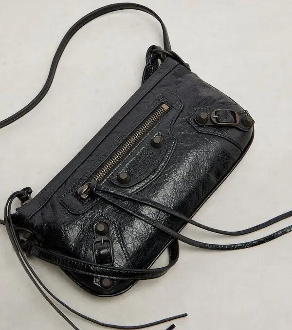 Balenciaga Le City Leather Shoulder Bag