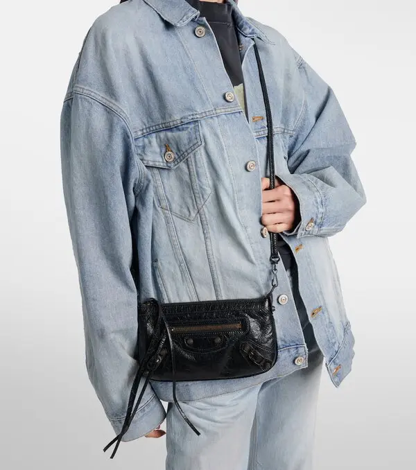Balenciaga Le City Leather Shoulder Bag