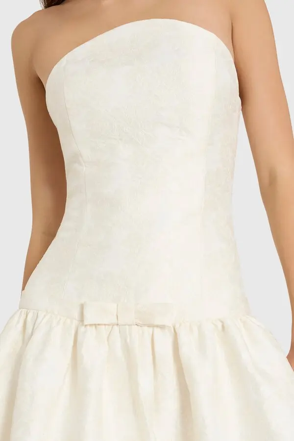 Amanda Uprichard Valencia Bow Dress