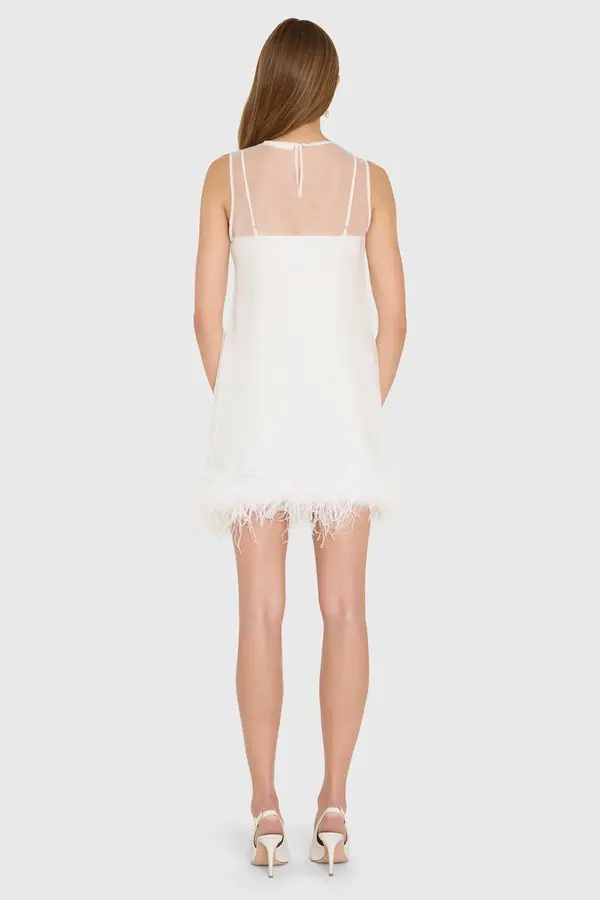 Amanda Uprichard Minnie Silk Organza Mini Dress