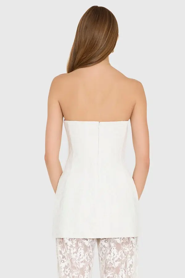 Amanda Uprichard Linda Tunic - Ivory