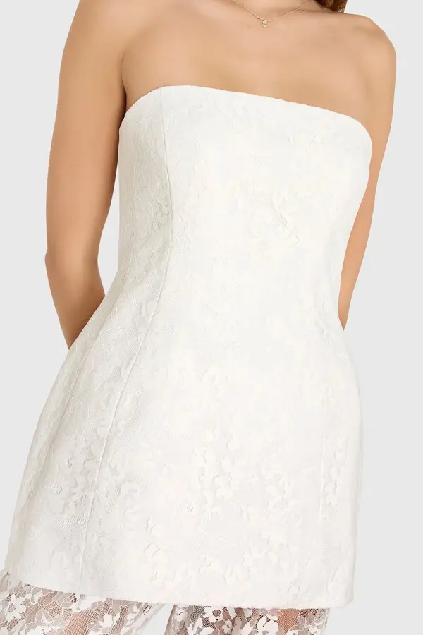 Amanda Uprichard Linda Tunic - Ivory