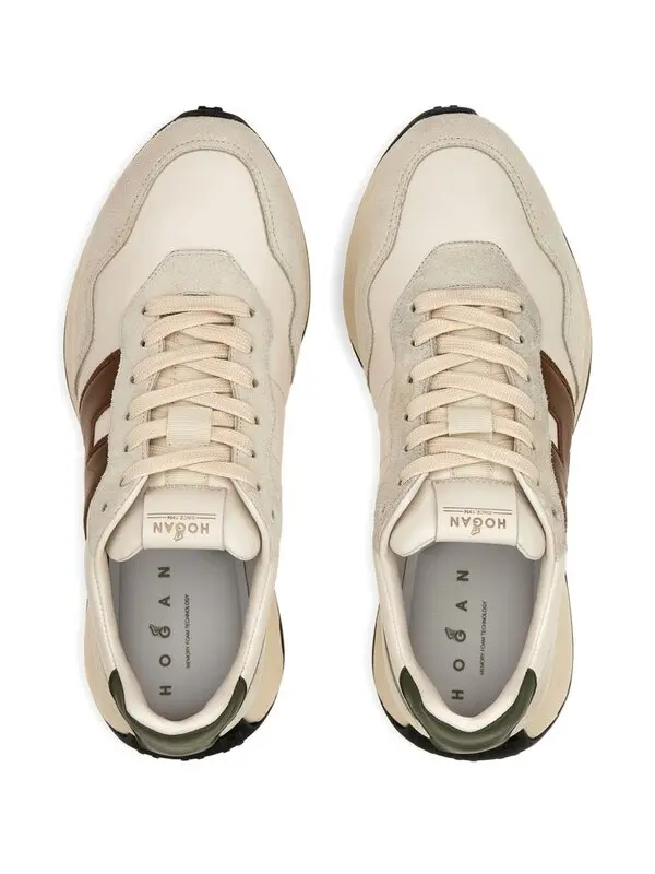 Hogan H601 Leather Sneakers - White