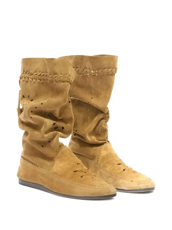 Isabel Marant Étoile Welky Leather Boots - Grey