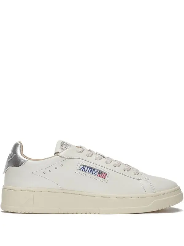 AUTRY Leather Low-top Sneakers - Silver