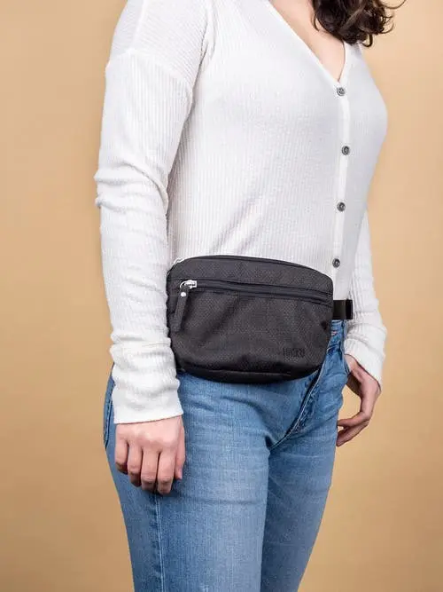 HAIKU Hopper Waistpack Or Crossbody Sling - Black In Bloom