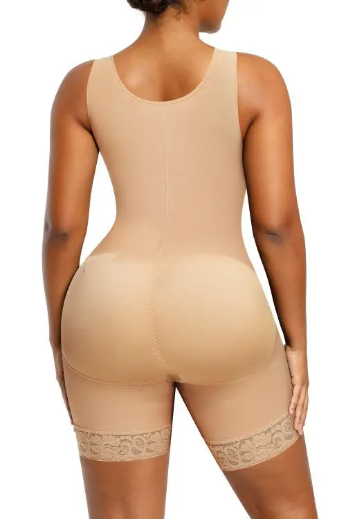 SHAPELLX Full Coverage Sculpting Bodysuit - Pinkish Beige