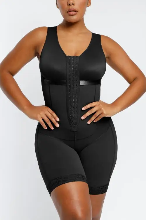 SHAPELLX Airslim® Post-surgical Full Coverage Bodysuit - Black