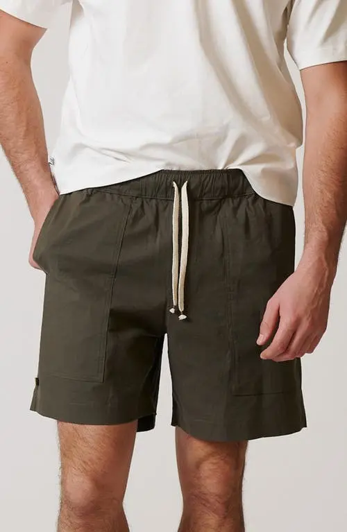 LEISURE LAB Cotton Ripstop Utility Shorts - Everglades