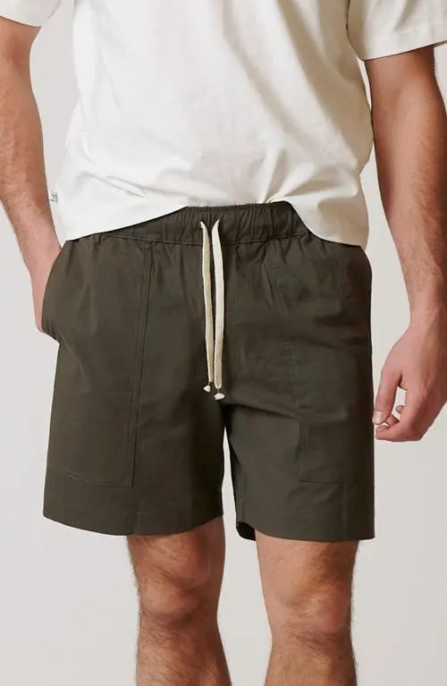 LEISURE LAB Cotton Ripstop Utility Shorts - Everglades