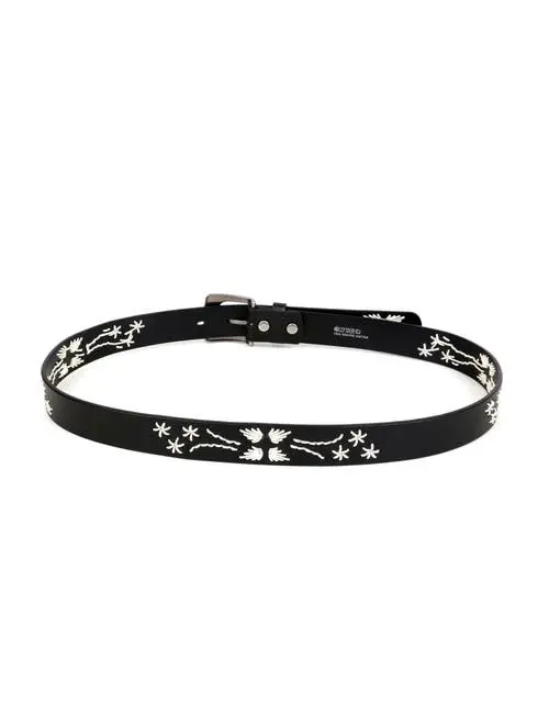 OLD TREND Senna Leather Belt - Black