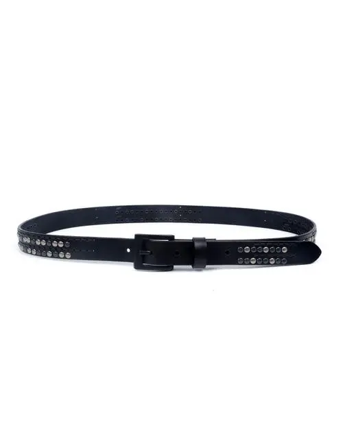 OLD TREND Ficus Studded Leather Belt