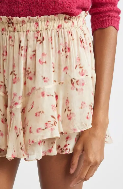 Isabel Marant Étoile Floral Print Chiffon Shorts