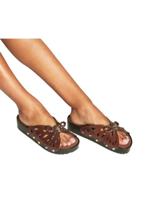 Kurt Geiger Boho Butterfly Flatform Sandal