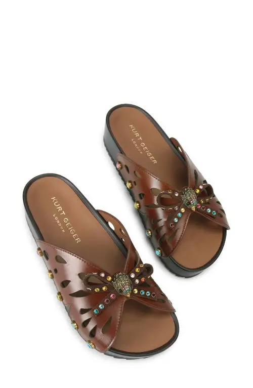 Kurt Geiger Boho Butterfly Flatform Sandal